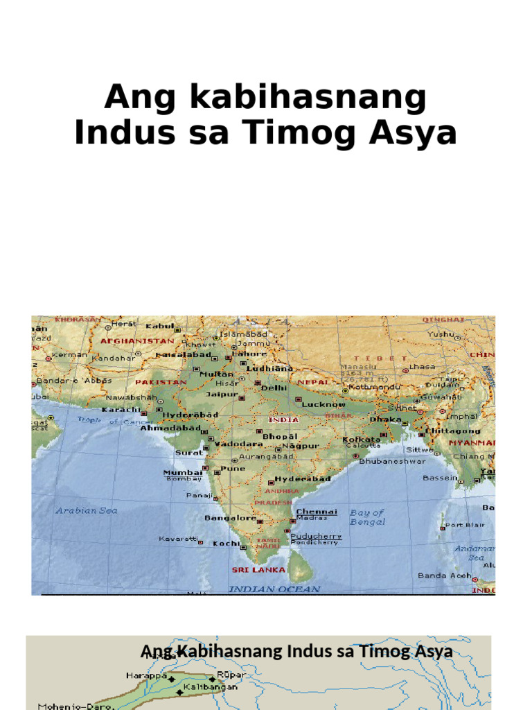 Ang Kabihasnang Indus Sa Timog Asya - Timog Asya | PDF