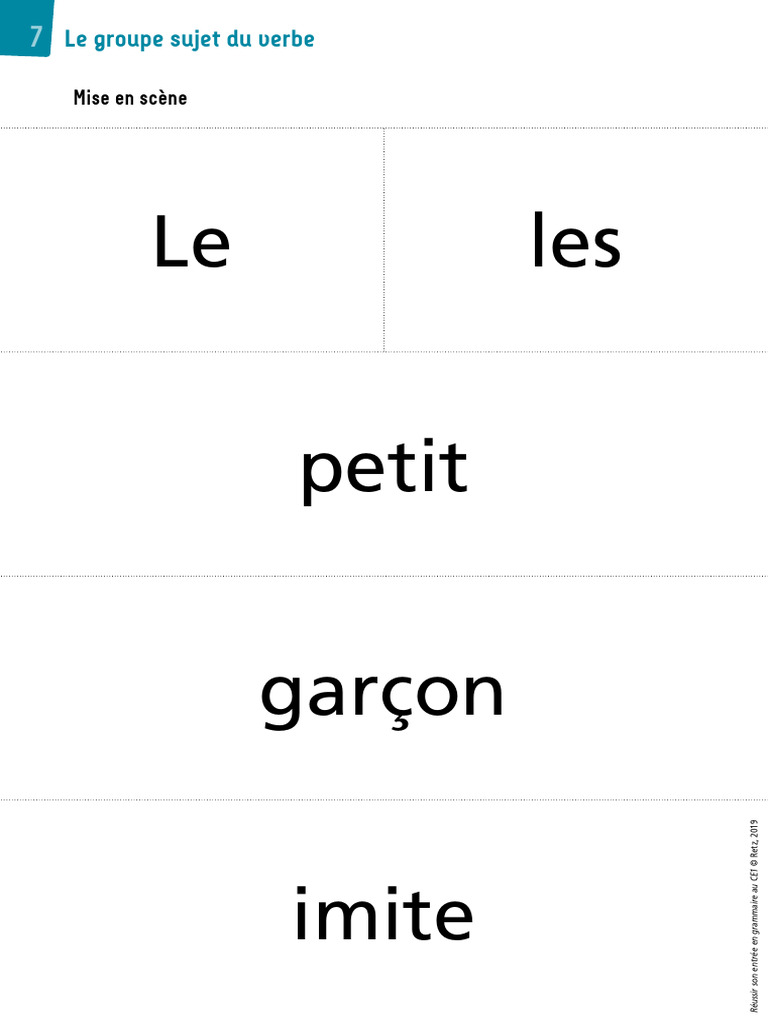 RSEEG CE1 Séquence 7 - Mise en Scene | PDF