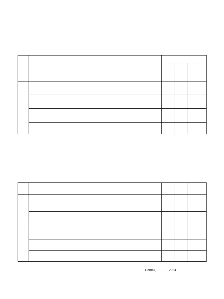 Program Tahunan Kelas 3 Kumer | PDF