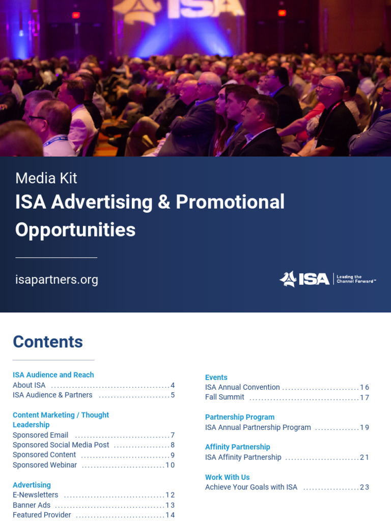ISA Media Kit | PDF