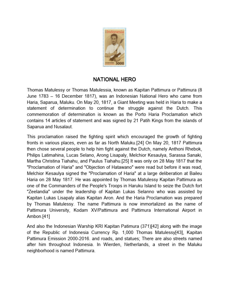 National Hero | PDF