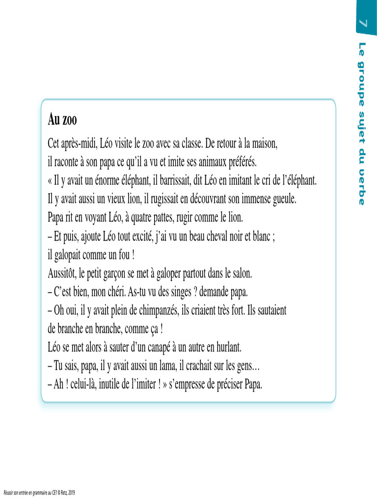 RSEEG CE1 Séquence 7 - Texte Coll | PDF