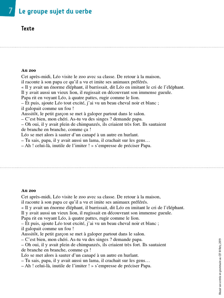 RSEEG CE1 Séquence 7 - Texte Indiv | PDF