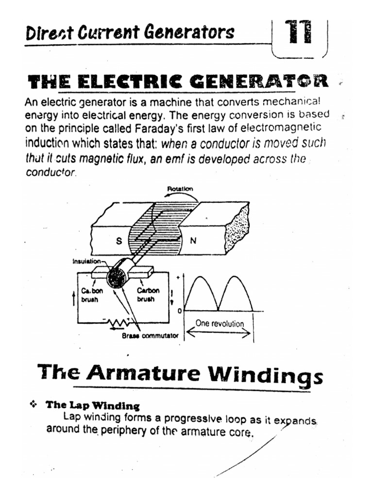 DC Generators | PDF