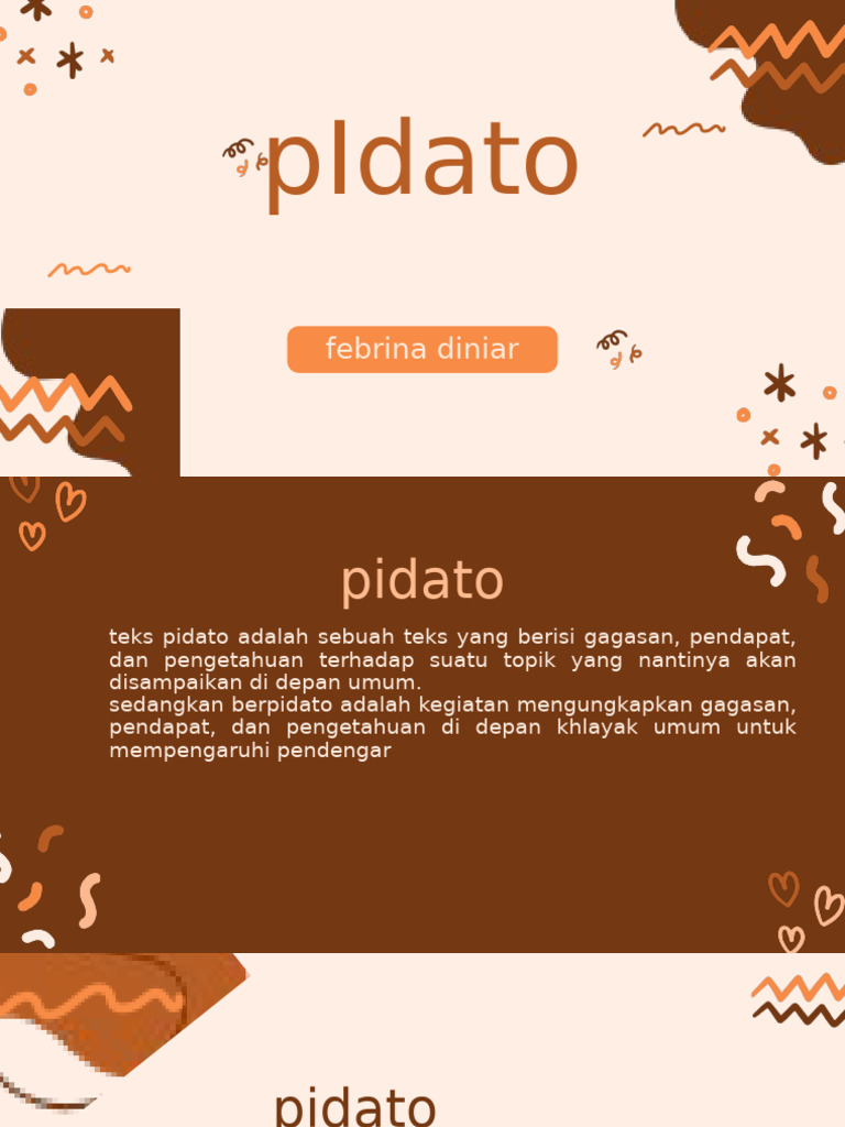 Materi Pidato Kelas 8 | PDF