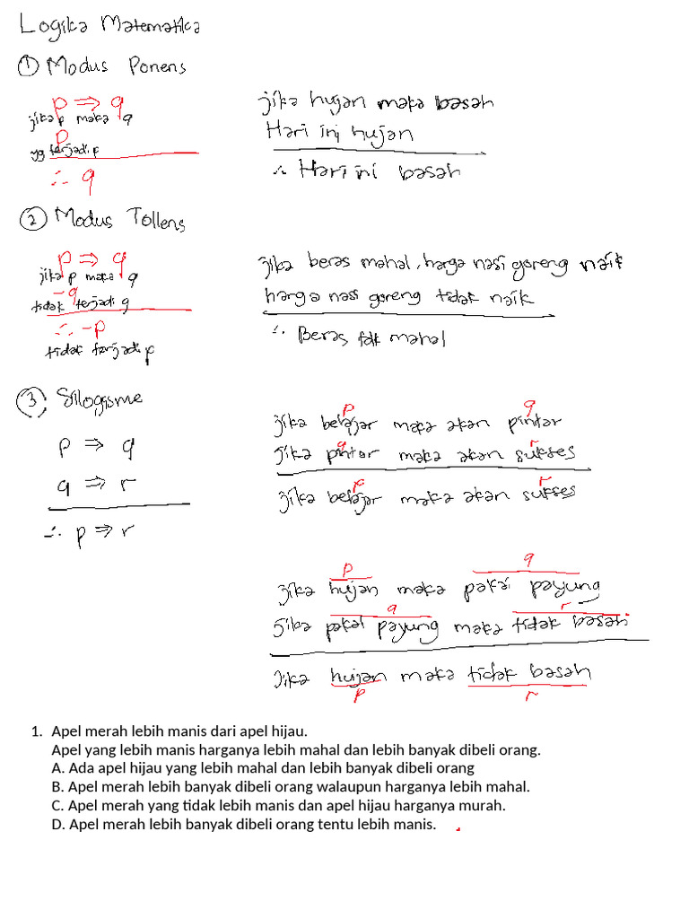 Silogisme Dan Analogi Padanan Kata | PDF