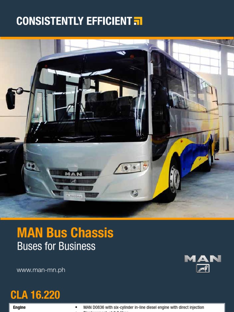 CLA 16.220 Bus Chassis (MACC) | PDF