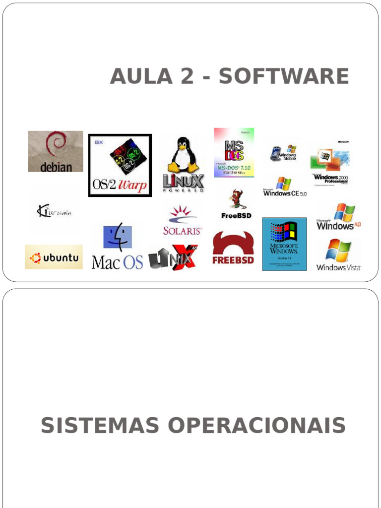 Aula 2 - Software | PDF
