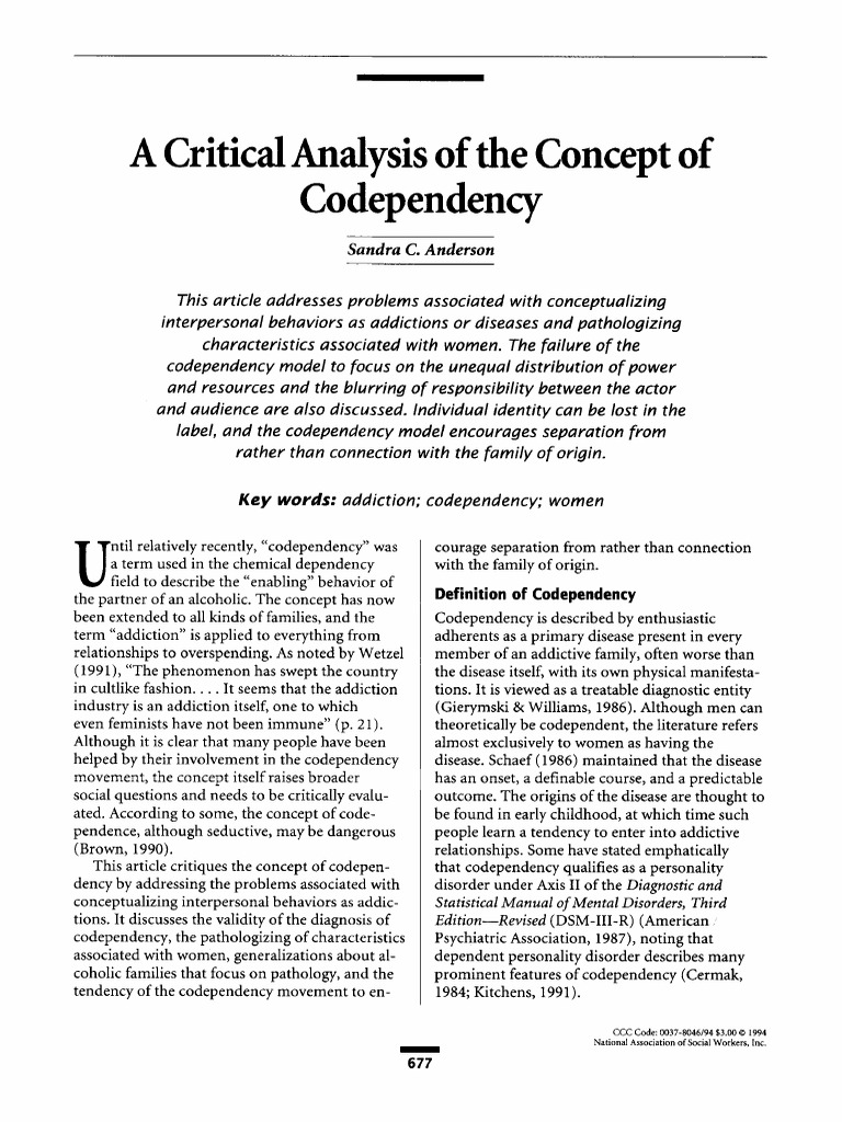 Codependency | PDF