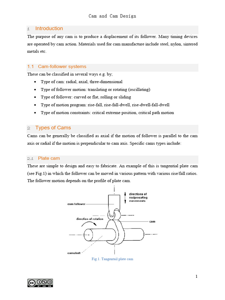 412 - L7 - Cam Cam Design | PDF