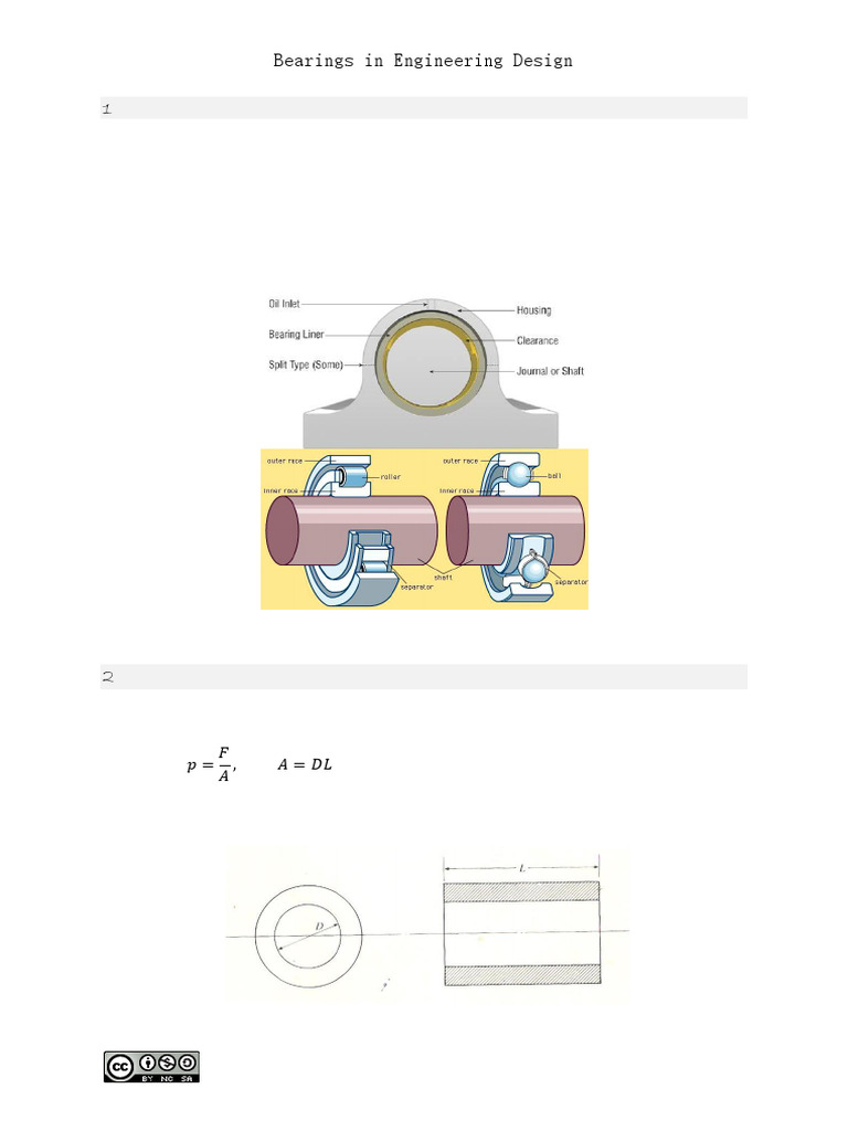 412 - L5 - Bearings in Engineering Design | PDF