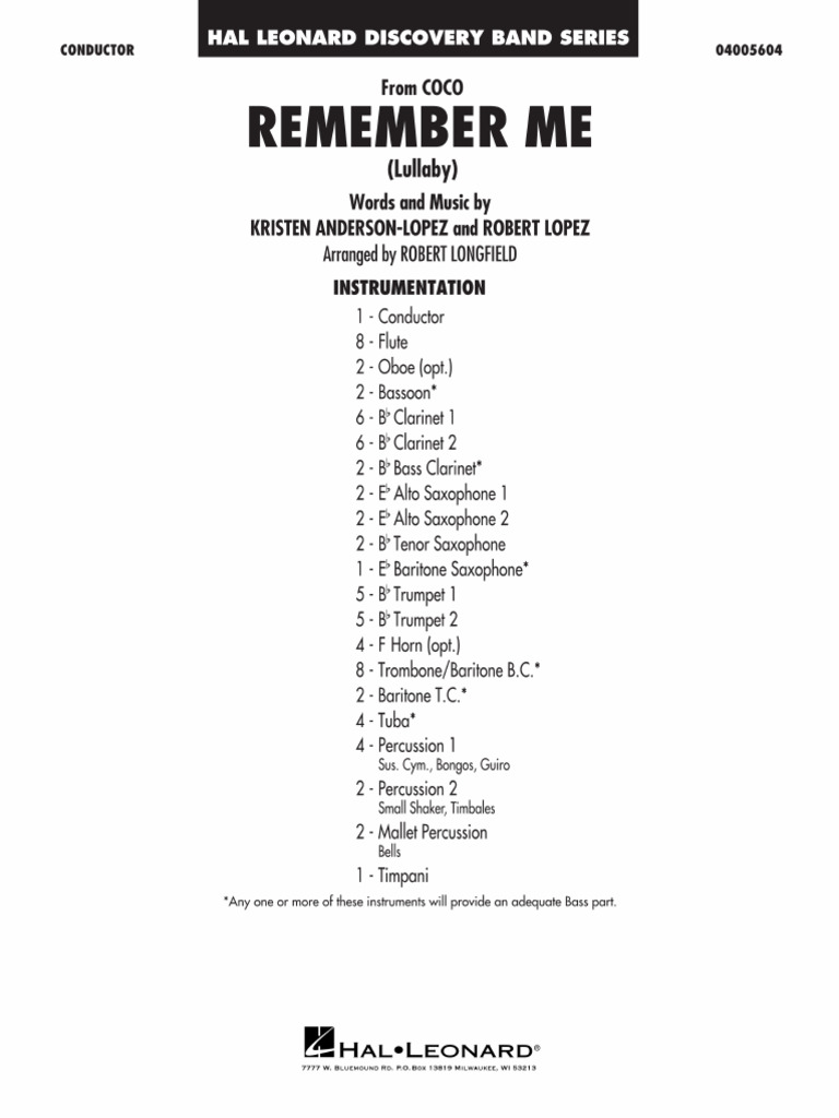 Grade 1,5 - Remember Me | PDF