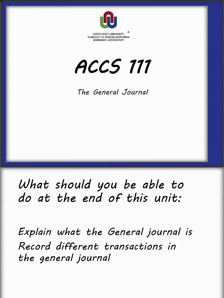 3 The General Journal | PDF