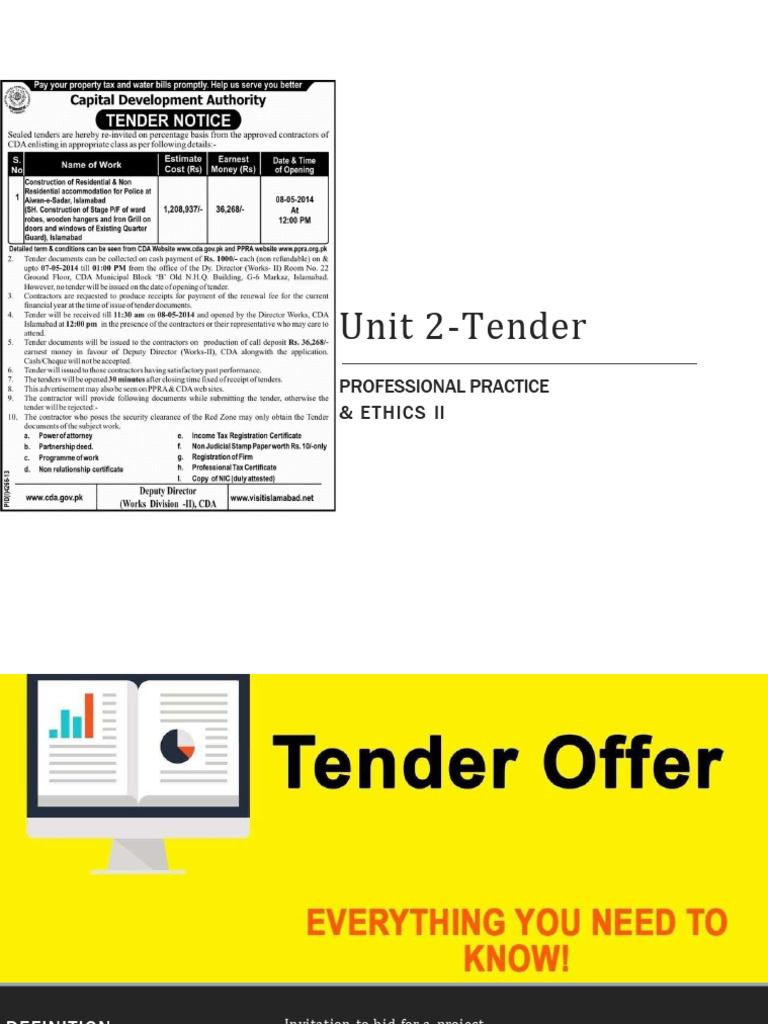 2 Tender | PDF