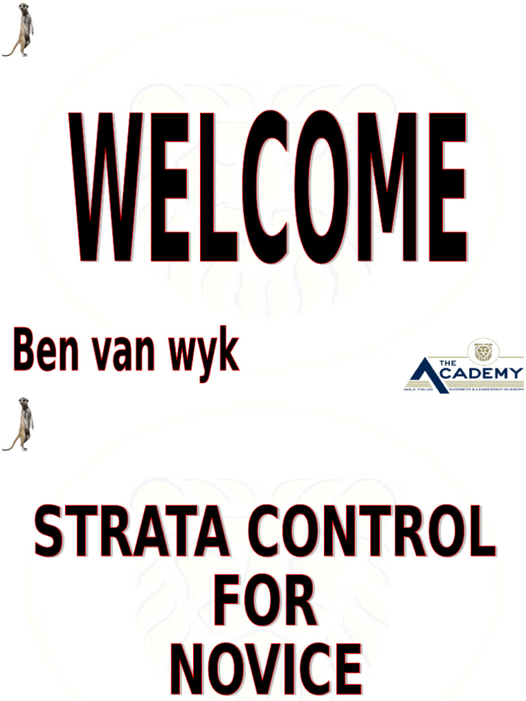 Strata Control For Novice | PDF