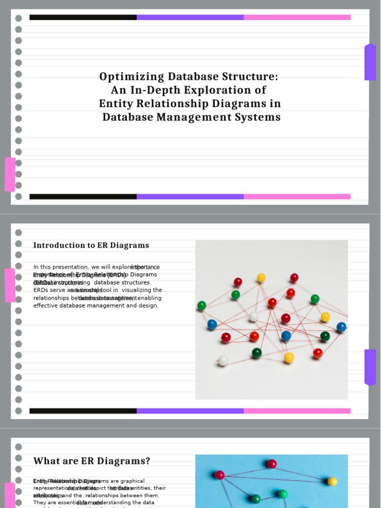 Slidesgo Optimizing Database Structure An In Depth Exploration Of Entity Relationship Diagrams