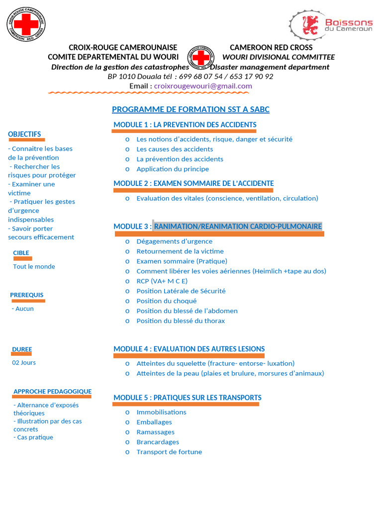 Programme de Formation | PDF