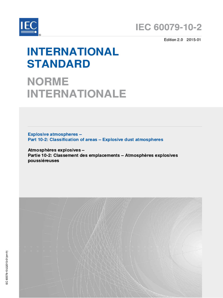 Atmosphère Explosive - Norme Internationale IEC 60079-10-2 | PDF