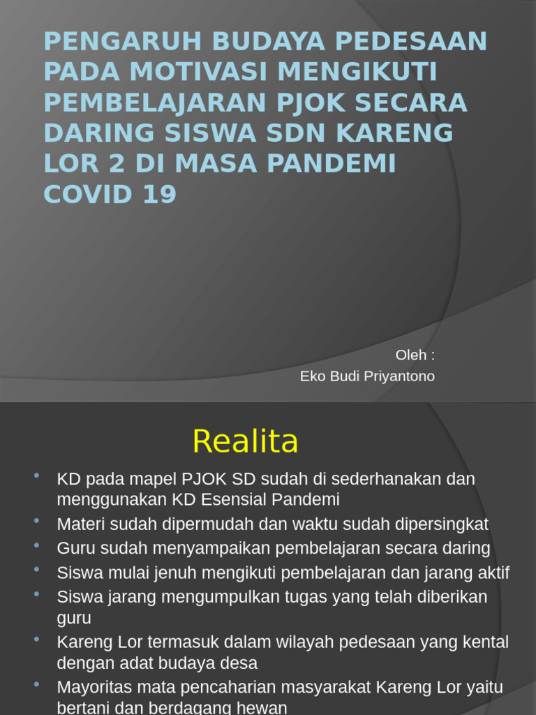 Tugas 1 Kurikulum Pendidikan - Eko Budi P | PDF