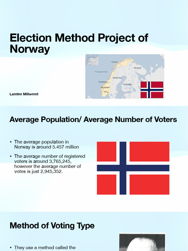 Election Method Project of Norway | PDF | Norway | Government