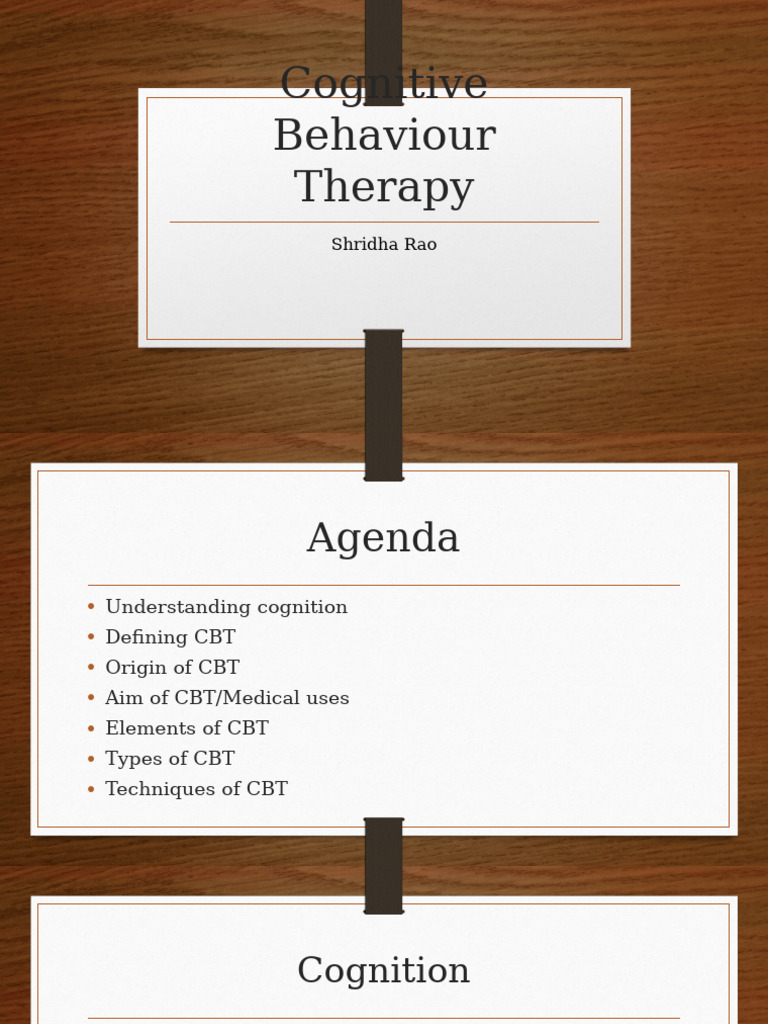 Cognitive Behaviour Therapy | PDF