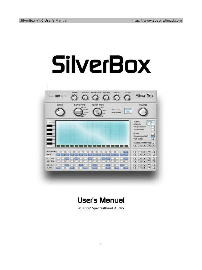 SilverBox Manual | PDF