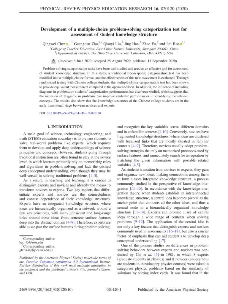 14.development of A Multiple-Choice Problem-Solving Categorization Test ...