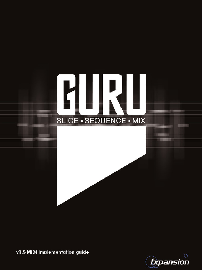 GURU v1.5 - MIDI Implementation | PDF
