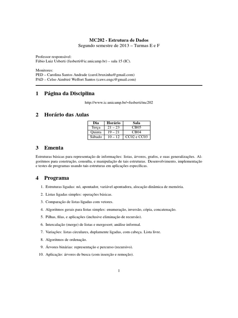 3 Ementa | PDF