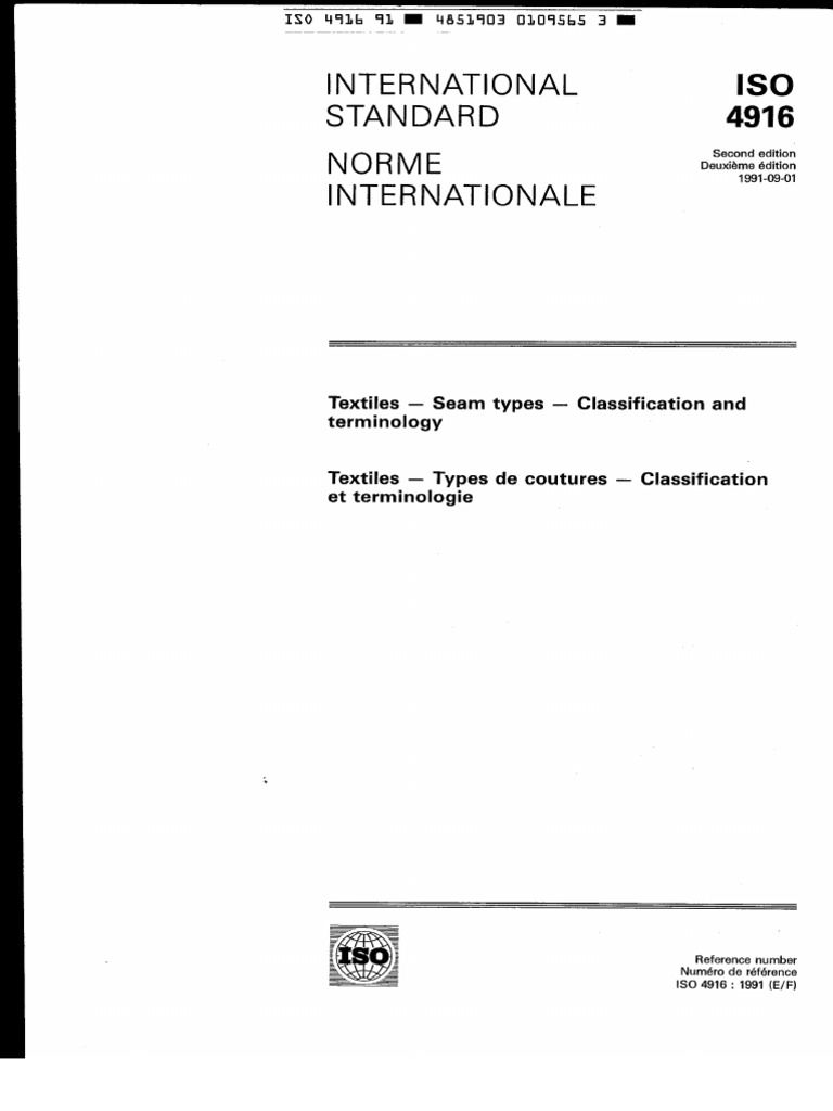 ISO 04916-1991 scan | PDF