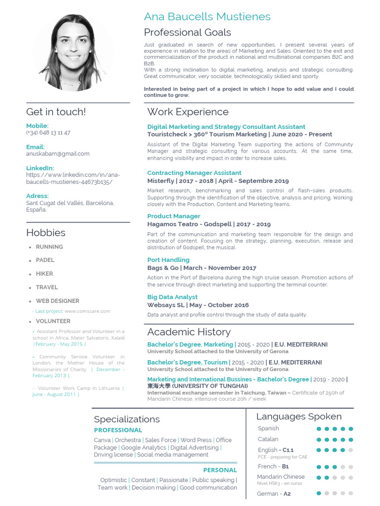 Ana Baucells - CV - EN | PDF