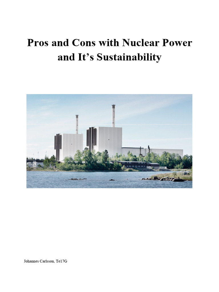 Nuclear Power English Project - Essay | PDF