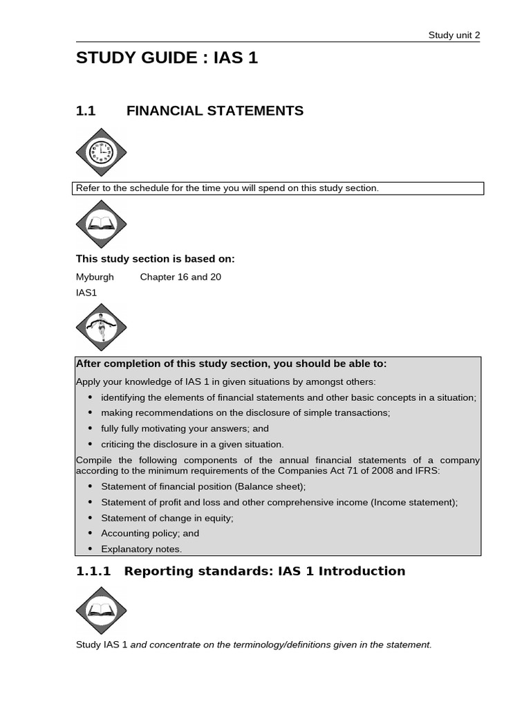 Study Guide Ias 1 | PDF