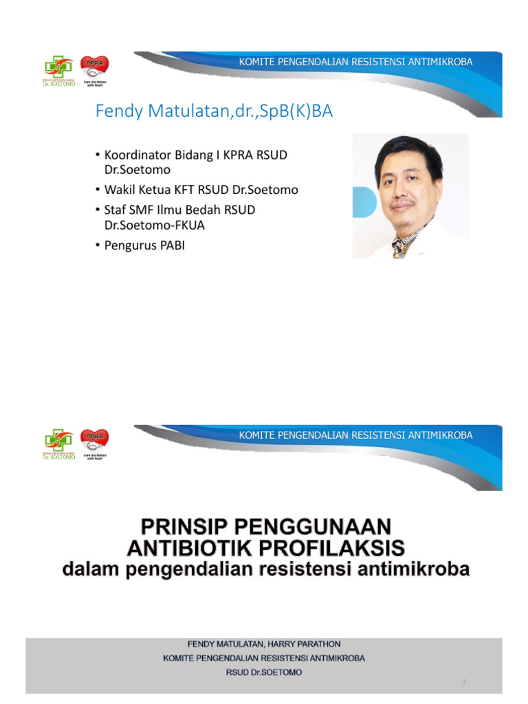 8.antibiotik Profilaksis (DR Fendy) | PDF