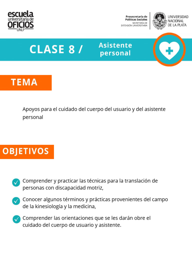 Asistente Personal Clase 8 | PDF