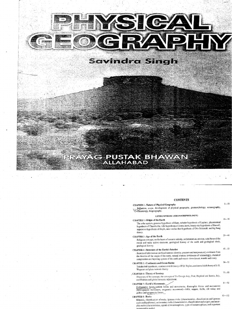 Physical Geography Savindra Singh PDF | PDF