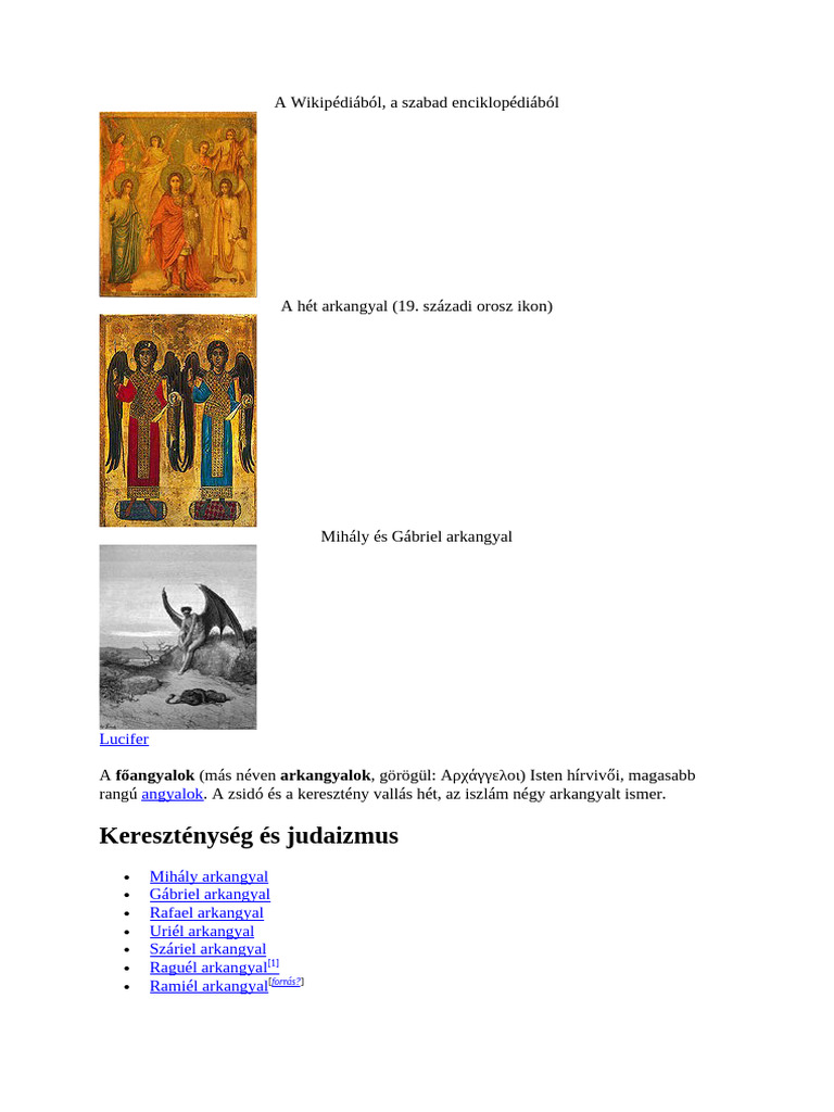 Arkangyalok Világa | PDF