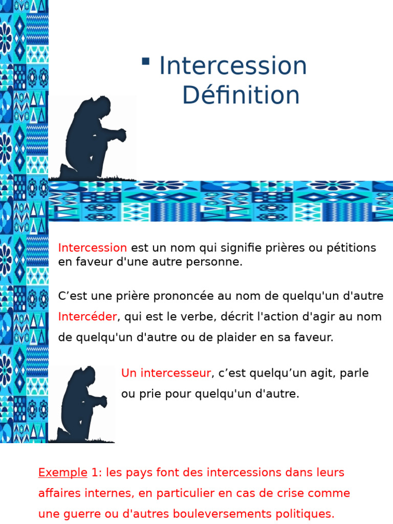 Intercesseur Role | PDF