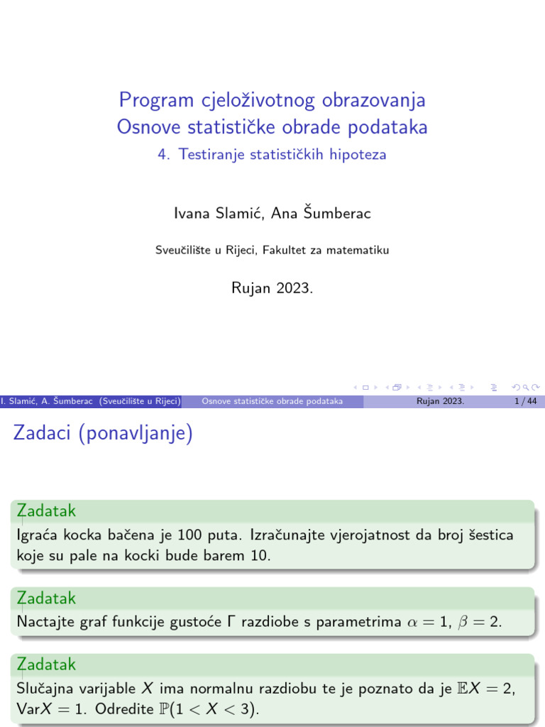 Predavanje 4 | PDF
