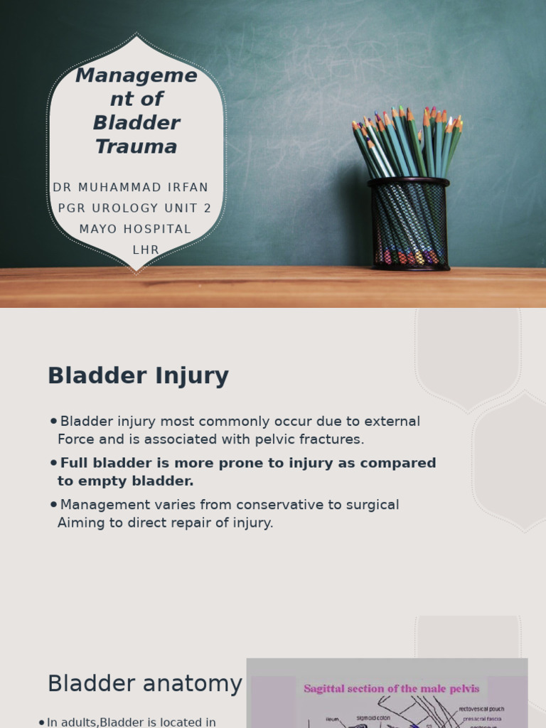 Bladder Trauma Management | PDF