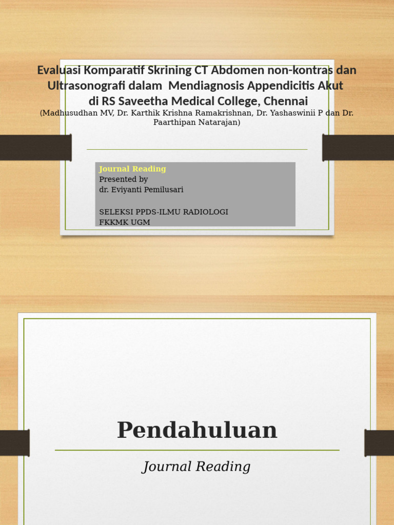 Jurnal Appendicitis Akut-Final | PDF