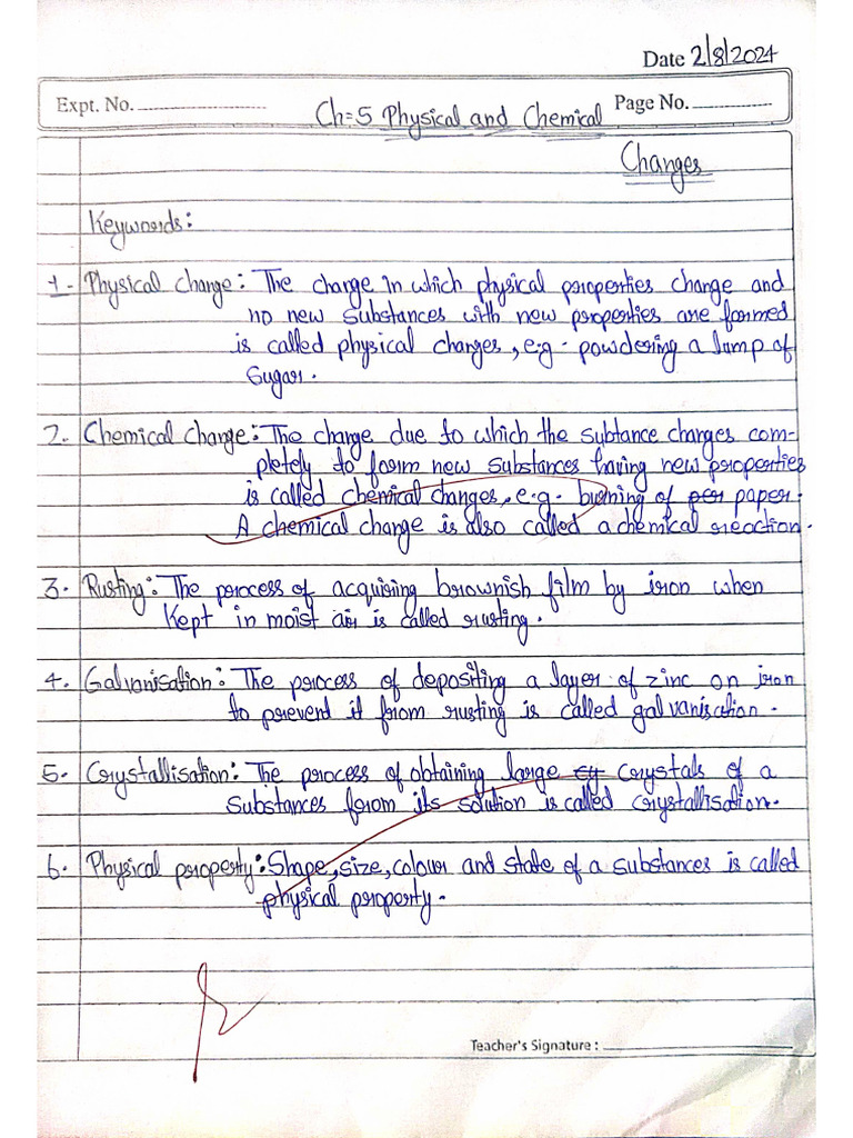 Sci Lesson 7 Physical and Chemical Change | PDF