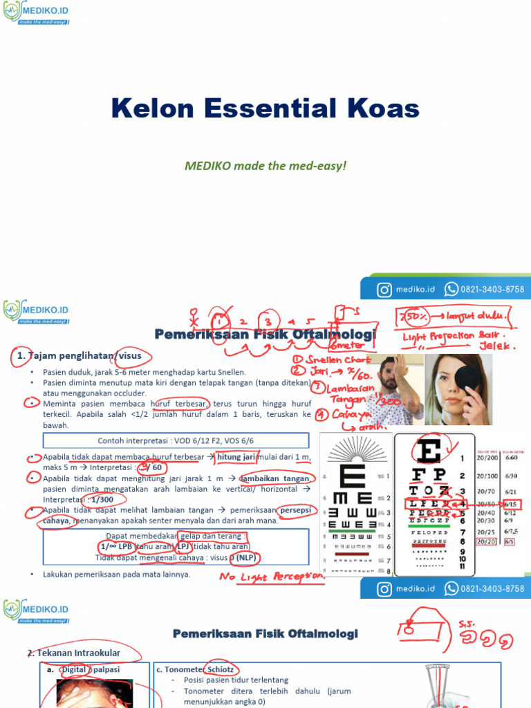 Kelon Essensial Mata 1 - Dr. Angel - Coretan Tutor | PDF