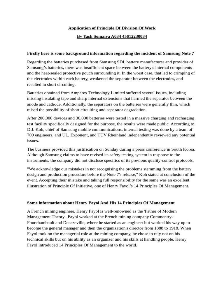 POM Assignment | PDF