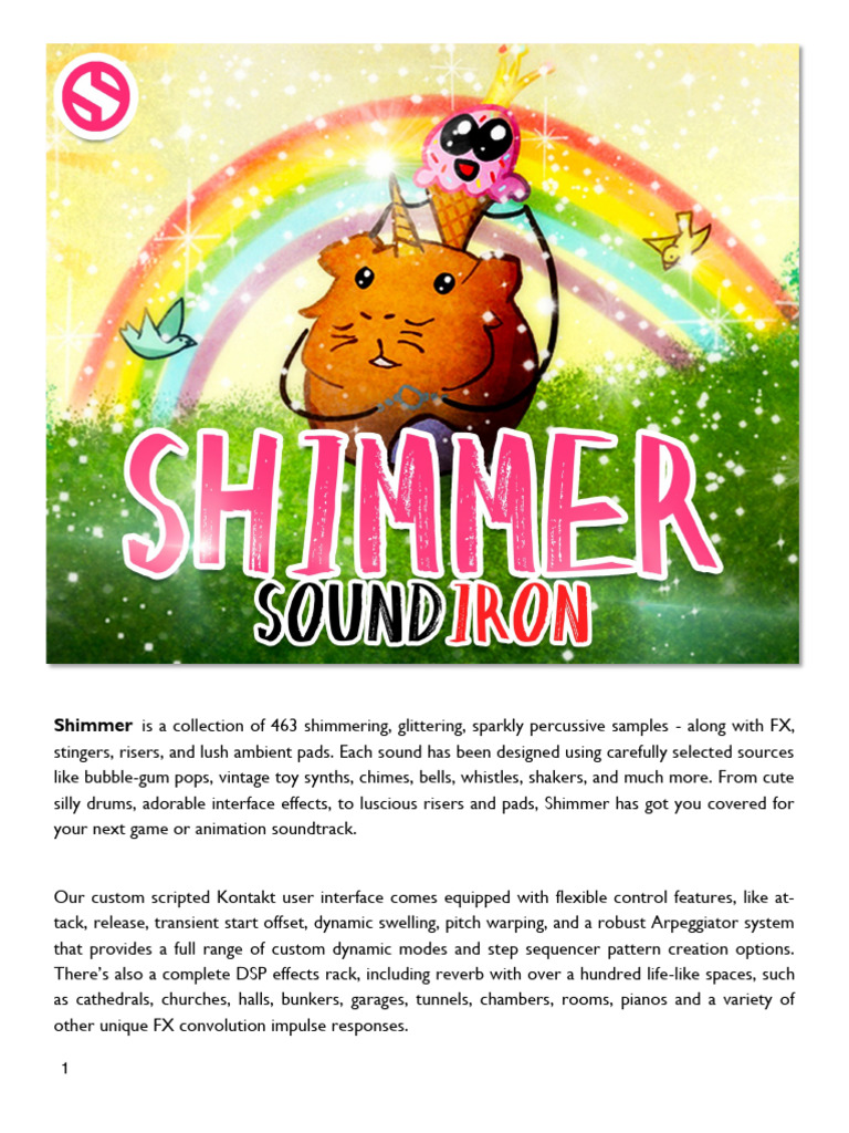 Soundiron - Shimmer - User Manual - V1.0 | PDF