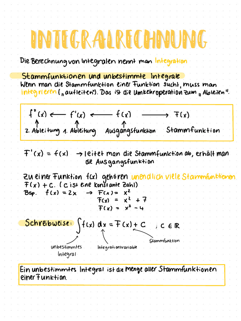 Integralrechnung | PDF