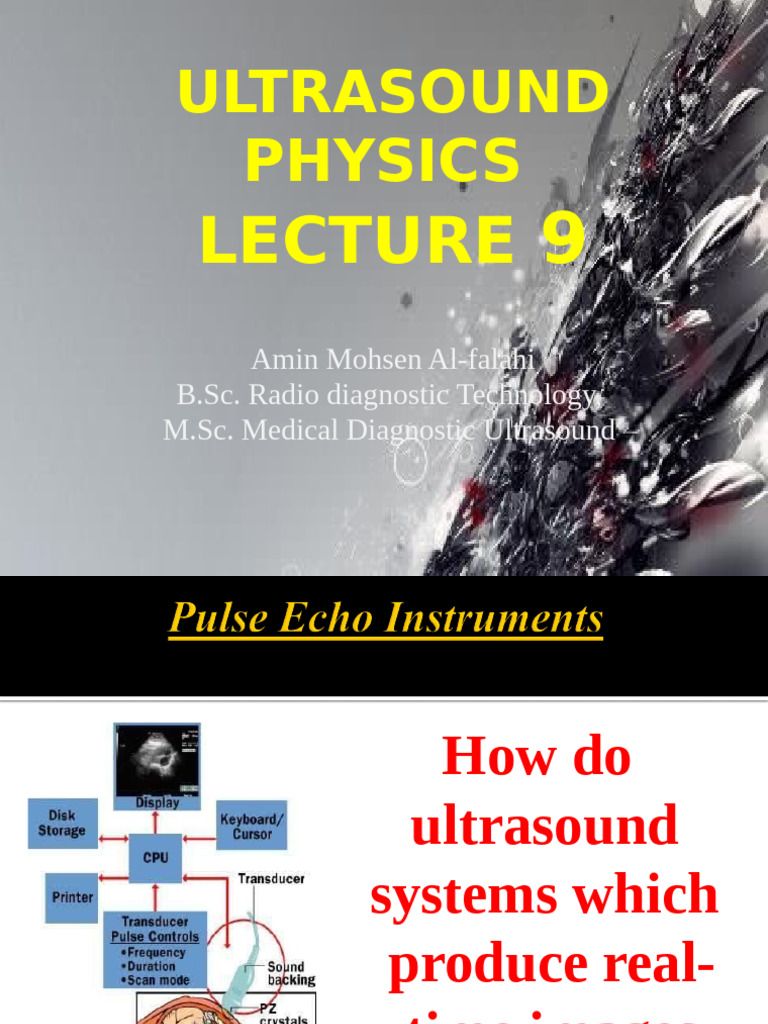 Ultrasound Physics 10 | PDF | Amplifier | Science & Mathematics