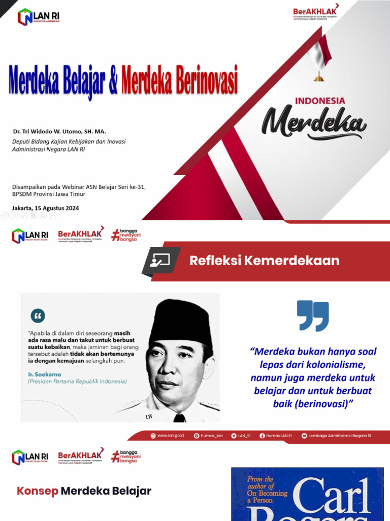 Dr. Tri Widodo - Merdeka Belajar, Merdeka Berinovasi | PDF