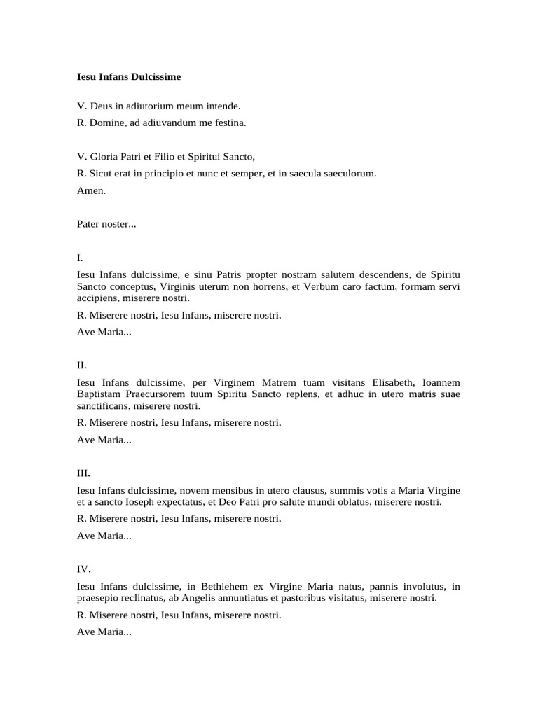 Preces Nataliciae | PDF