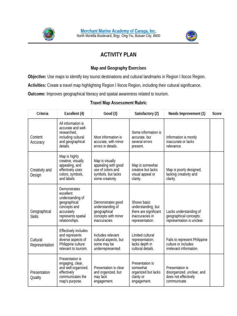 Activity Plan | PDF | Map | Human Communication